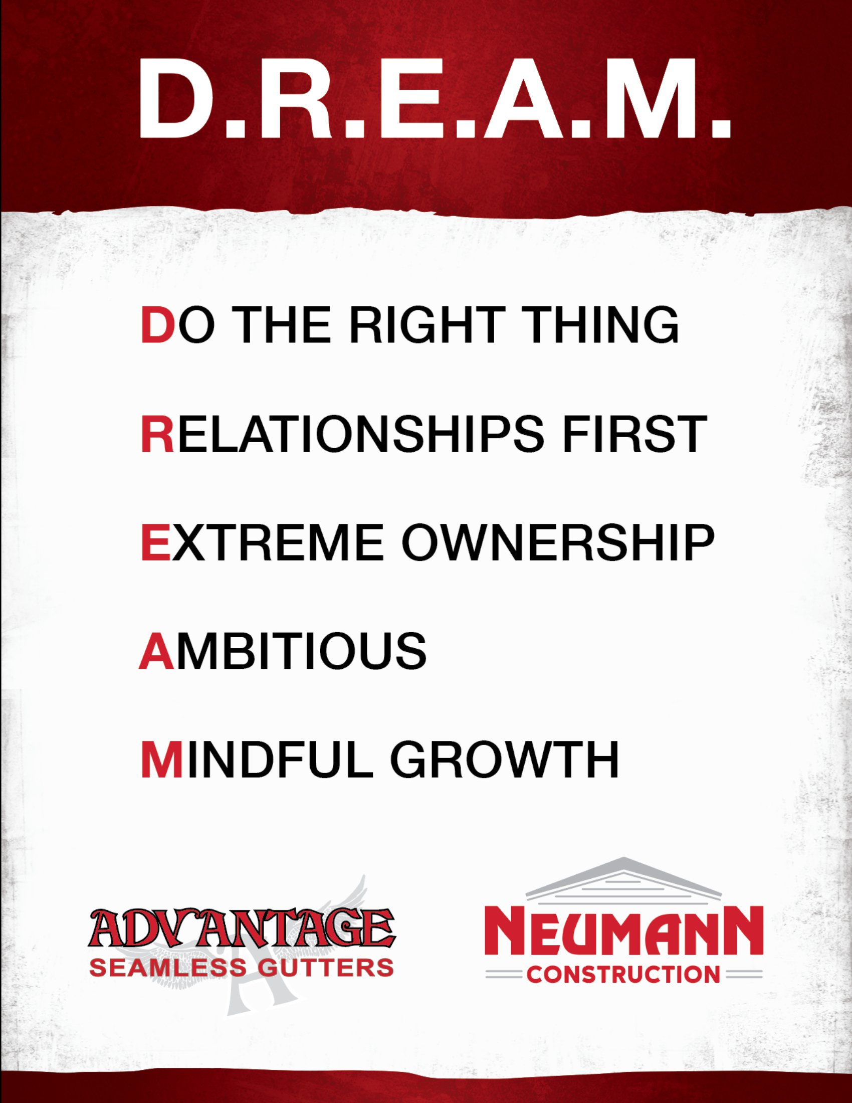 Core Values - Advantage Home Pros